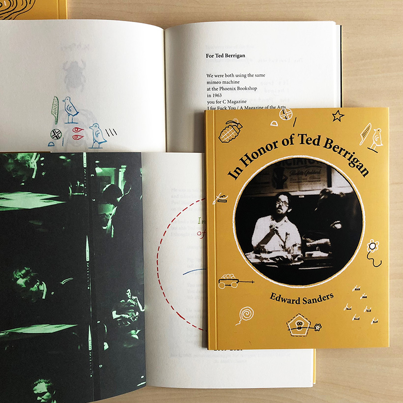 Ed Sanders – In Honor of Ted Berrigan | Sea Urchin Editions